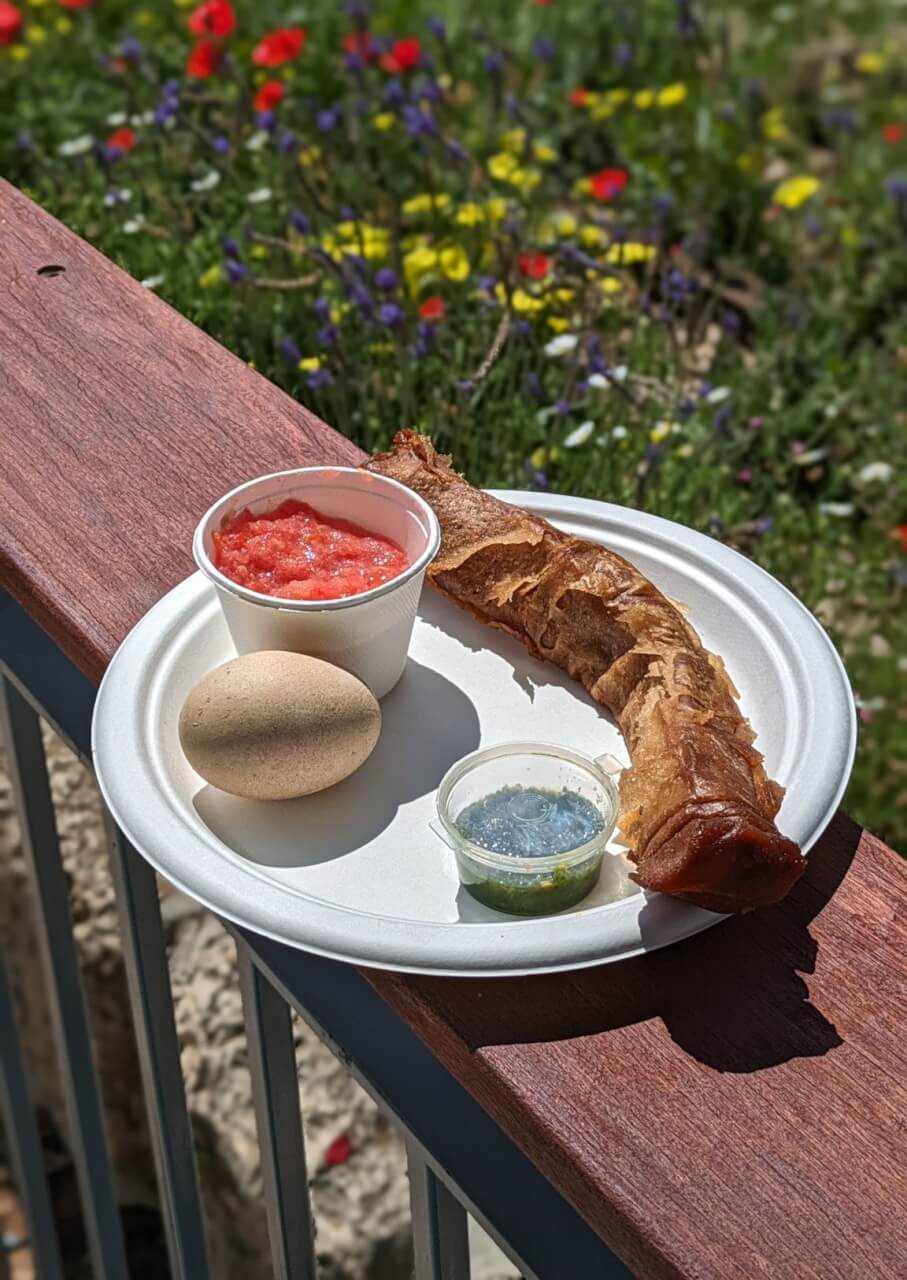 עגלה של קפה בית הראשונים | עגלת קפה, ביתן אהרון - שבת | Coffee Trail